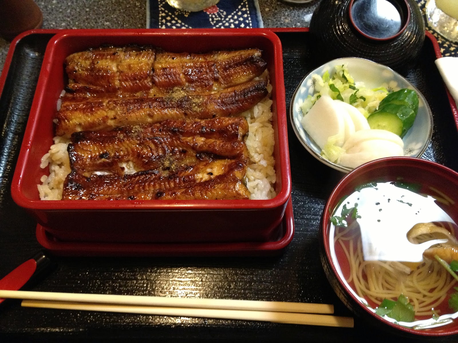 Old School Unagi Dinner