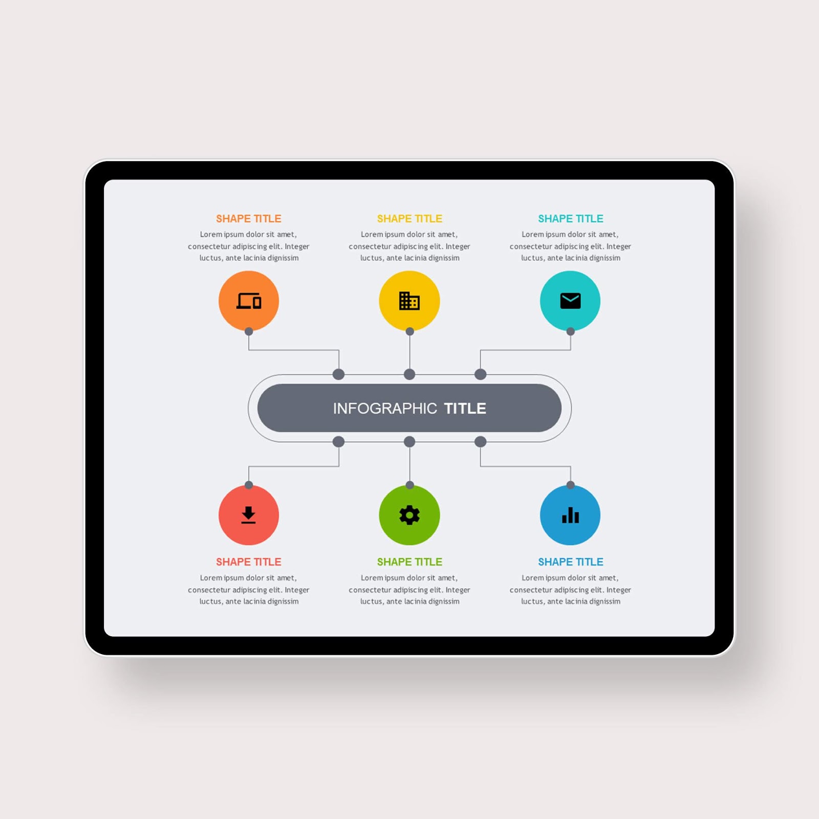 Top To Bottom Organization PowerPoint Templates - PowerPoint Free
