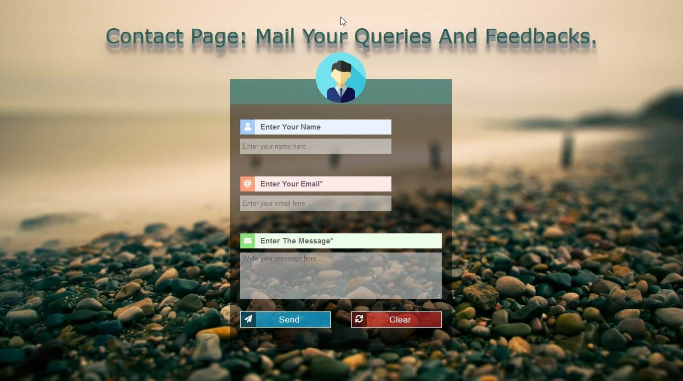 Custom Contact Form Page for Blogger - Premium Design - TwistBlogg ...