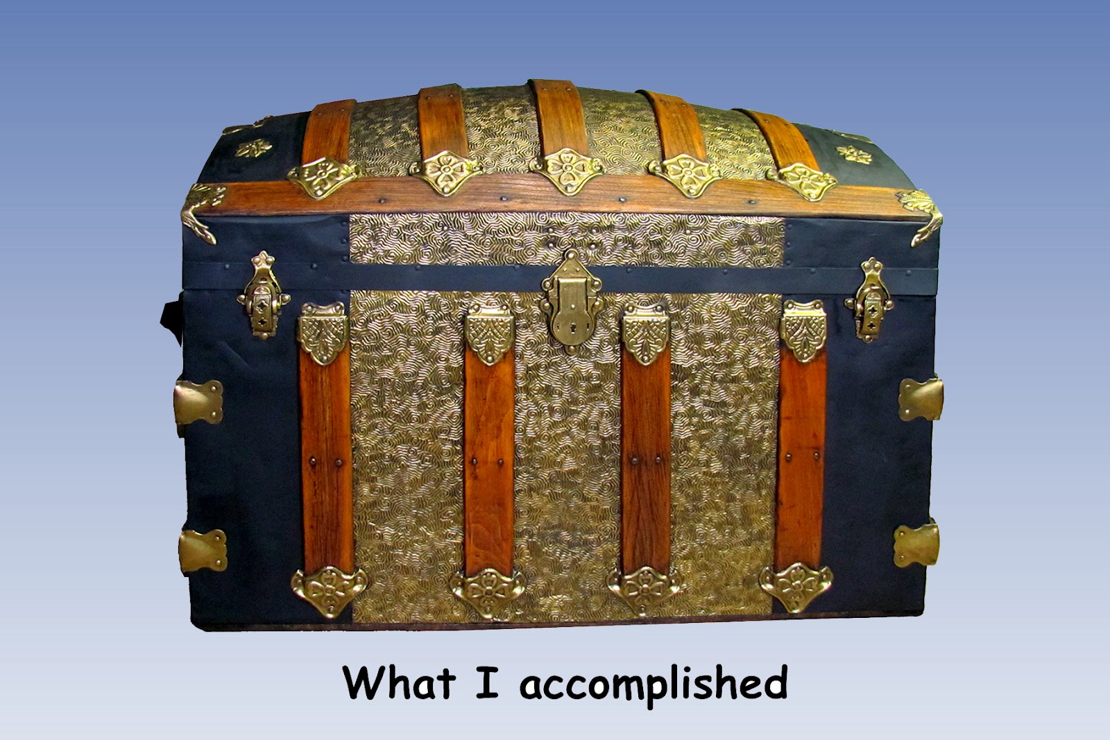 Larry's Hangout: My Old Saratoga Humpback Trunk Restoration