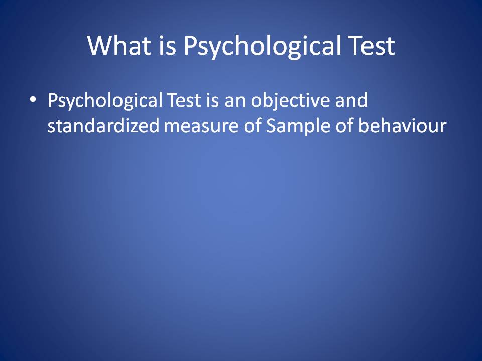 Historical Background of Psychological Test - Health with Hamdani