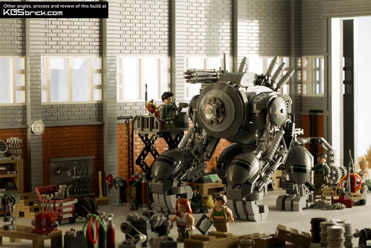 As incríveis e criativas criações com LEGO de KOS brick | Marte é para ...