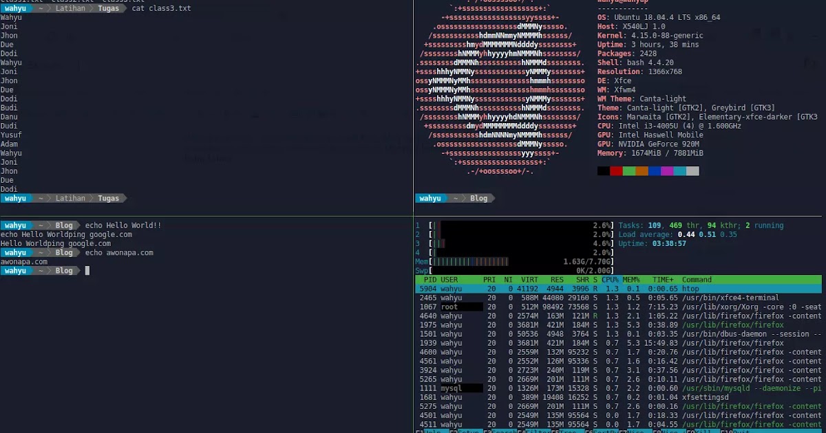 Belajar Linux - Operasi Input Output pada Linux - Awonapa - Website dan ...