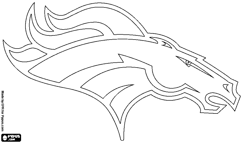 Broncos Coloring Pages ~ Coloring Pages