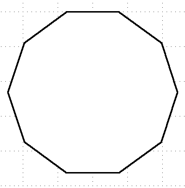 How To Draw A Decagon Step By Step