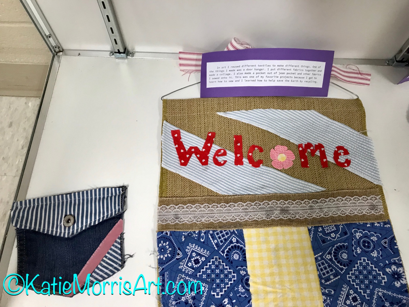 Katie Morris Art: Creative Reuse: Art from Scrap Textiles