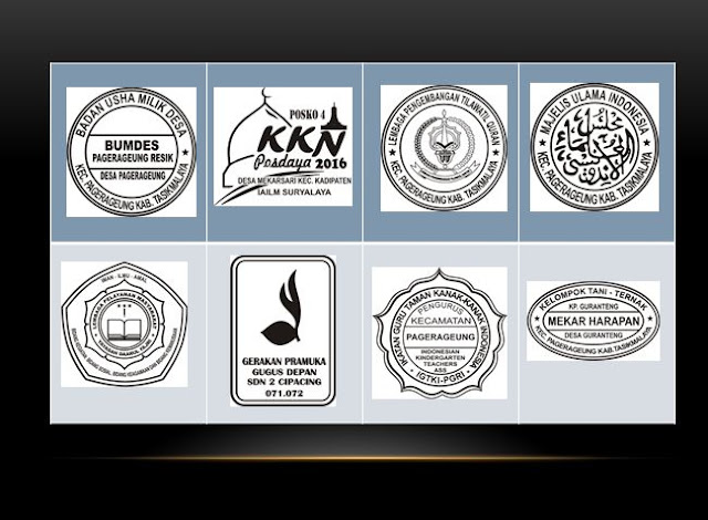 Download Kumpulan Template Stempel Lengkap Format CDR - KARYAKU