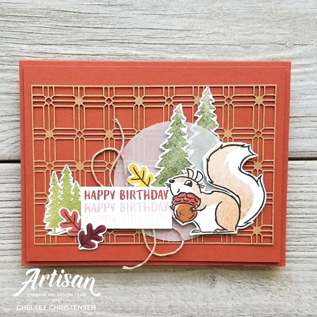 Creative Chelsey: Nuts About Squirrels - Handmade Card TECHNIQUE - Use ...