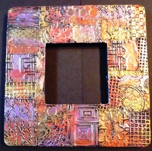 Beyond the Fringe Crafts: Metal Foil Art Mirrors