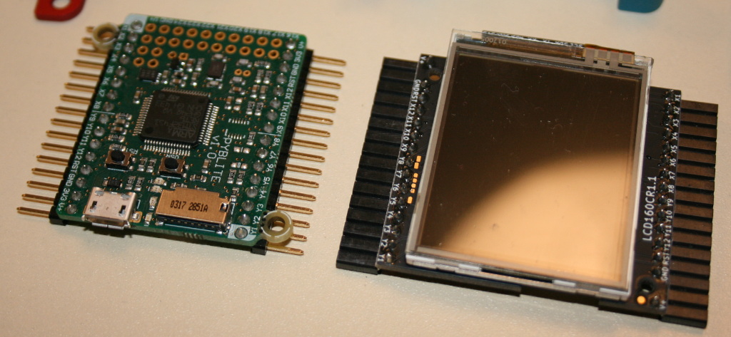 MicroPython LCD160 : comment faire le setup avec les boîtiers en ...