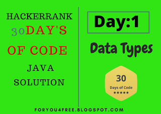 Hackerank day 1 solution in java| Data Types, day 1 Hacker Rank Java ...
