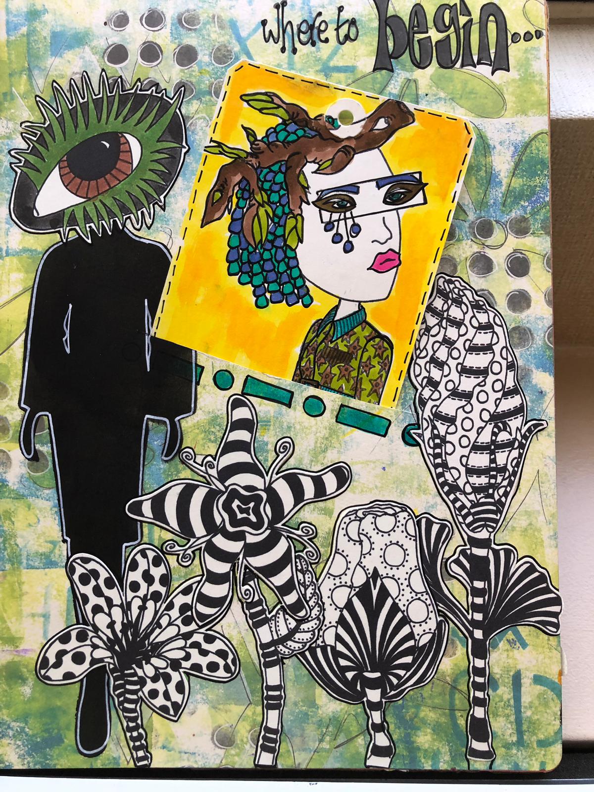 Dylan's Blog: Dylusions Journal Page Samples Featuring the New ...