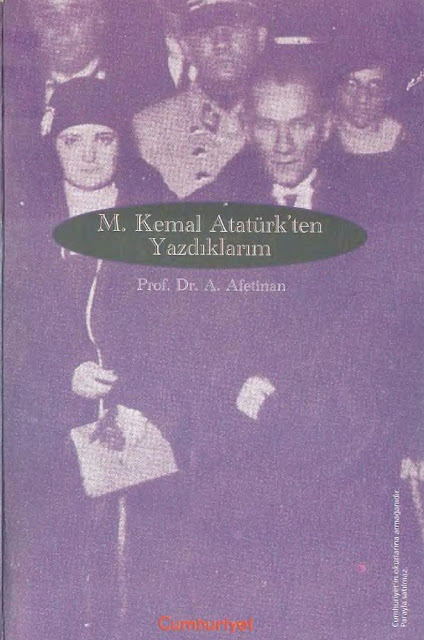 AveTruthBooks: Afet İnan. Mustafa Kemal Atatürk'ten Yazdıklarım (1998)