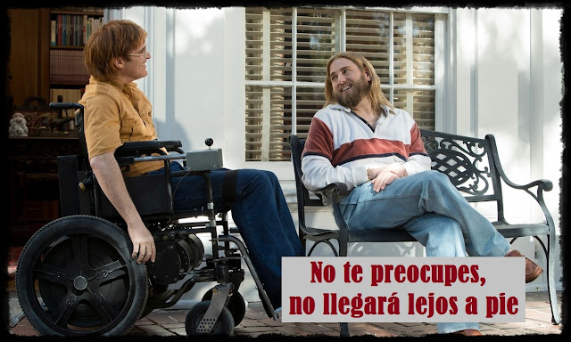 LINTERNA MÁGICA: No te preocupes, no llegará lejos a pie (Gus Van Sant, 2018)