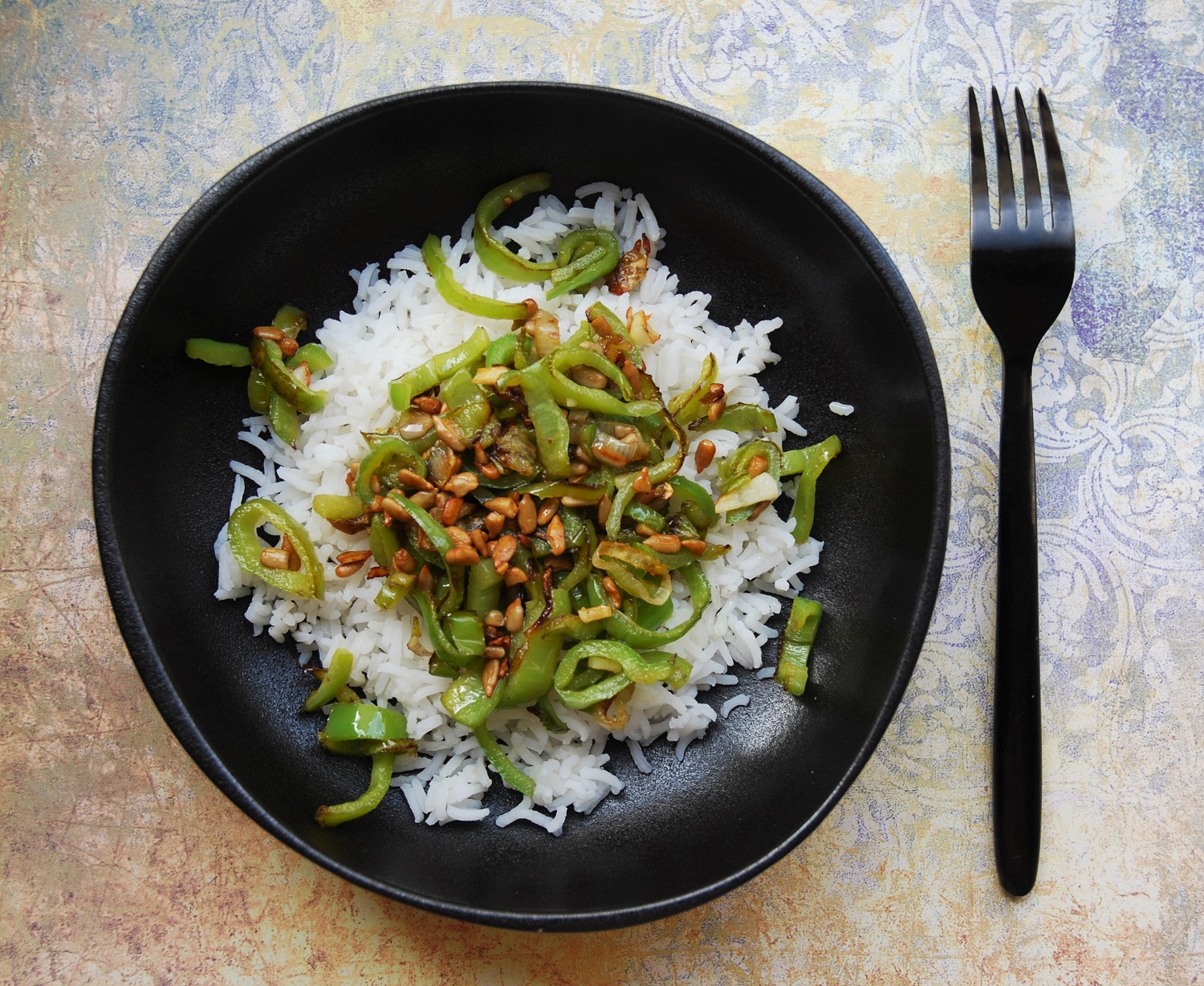 Poivrons verts sautés à l'ail (simple et rapide)