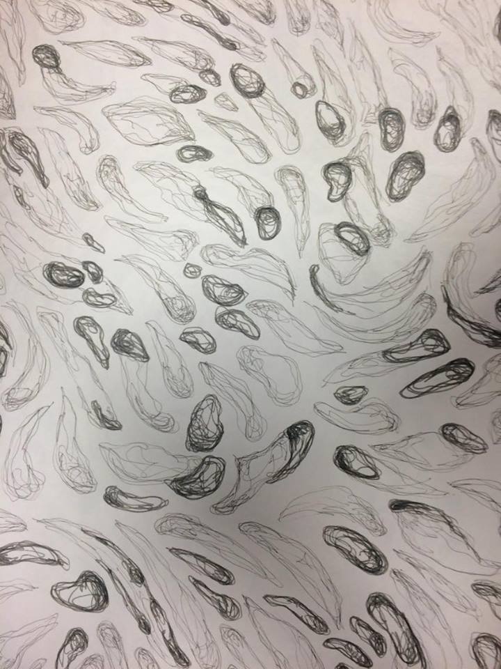 ChloeStevensonDesigns: Drawing from skin disease histologys