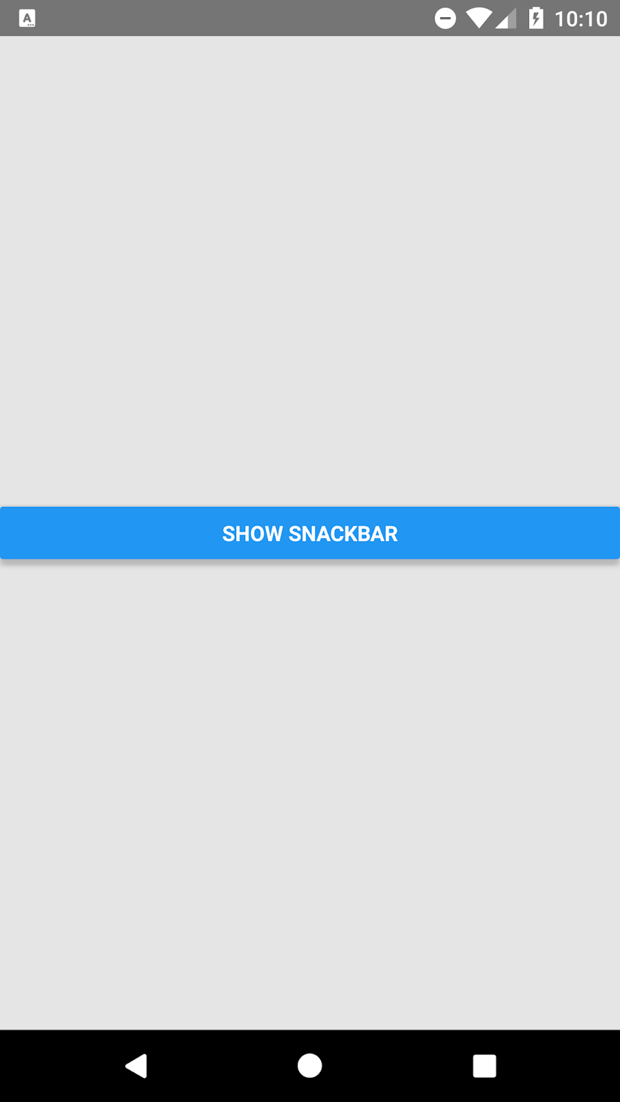 Create Custom Snackbar Component Example In React Native