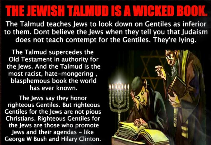 The Jewish Talmud Is A Wicked Book!