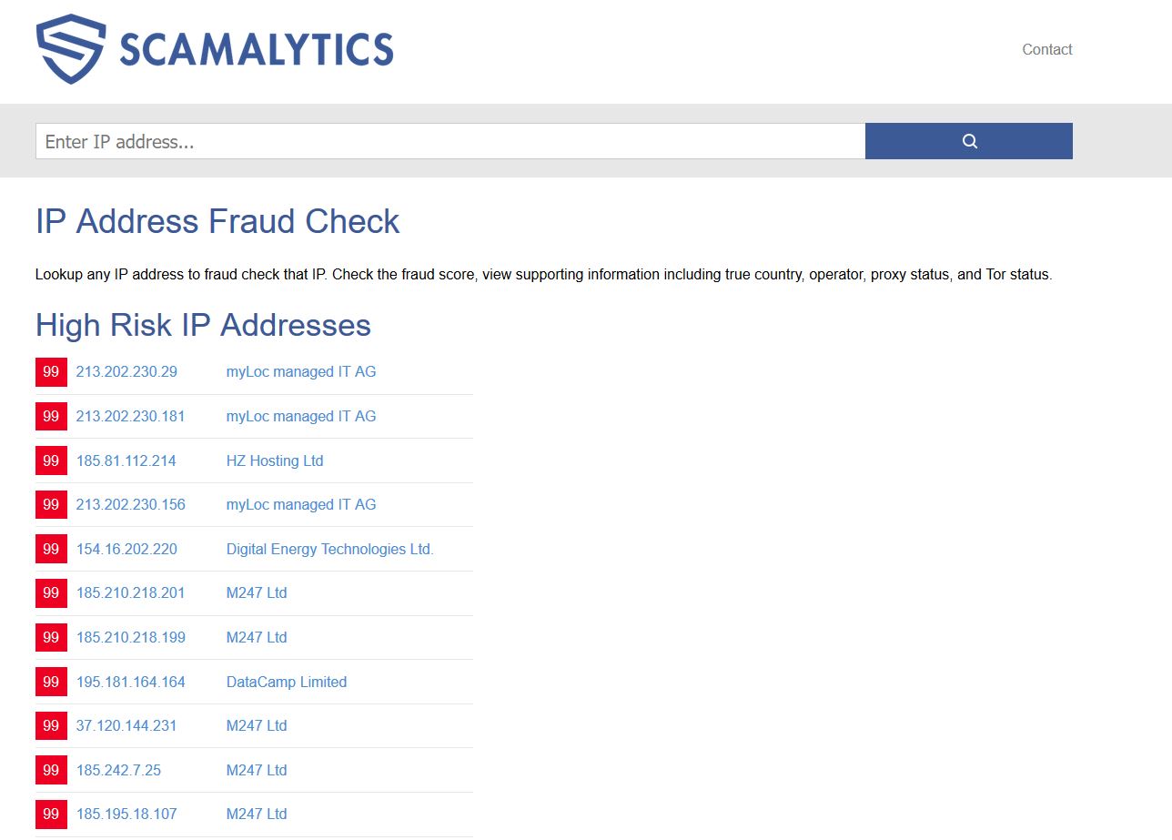 SCAM e Scamalytics - Tudo o que deves saber - ITO - NETthings