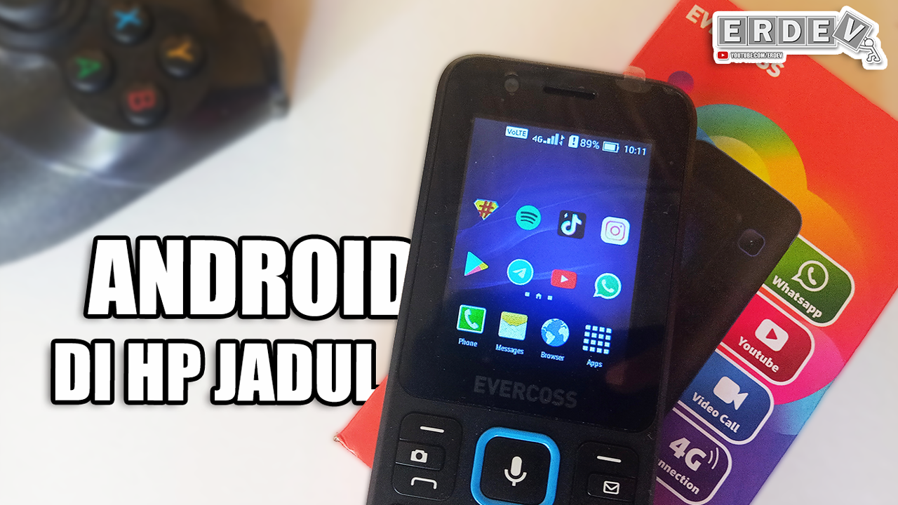 Evercoss i2, HP Unik Model Jadul Bisa Jalanin Aplikasi dan Game Android - ErDev Blog