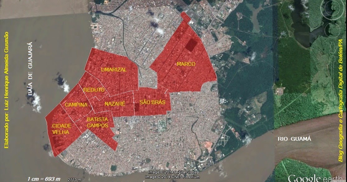 Geografia e Cartografia Digital de Belém (Pará): Cartografia dos ...