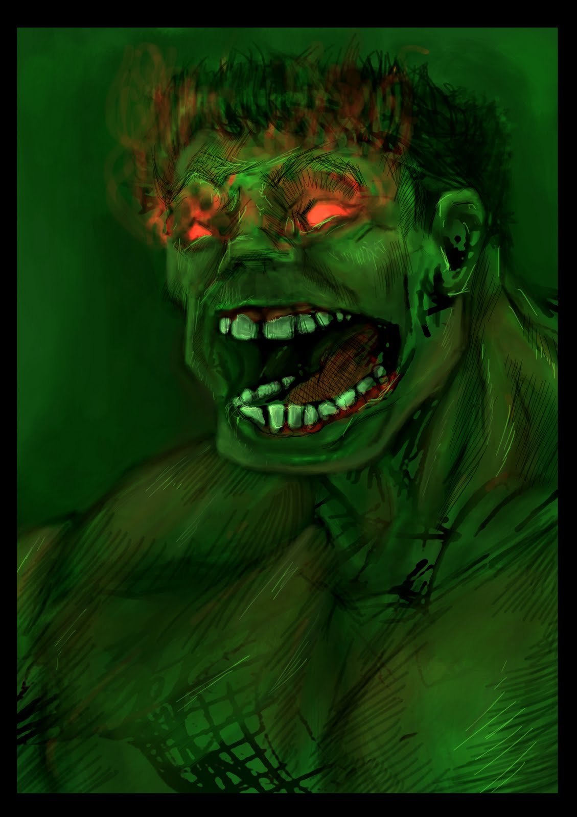 SERIOUS, SENSIBLE... DEADMOND.: Hulk Paintings