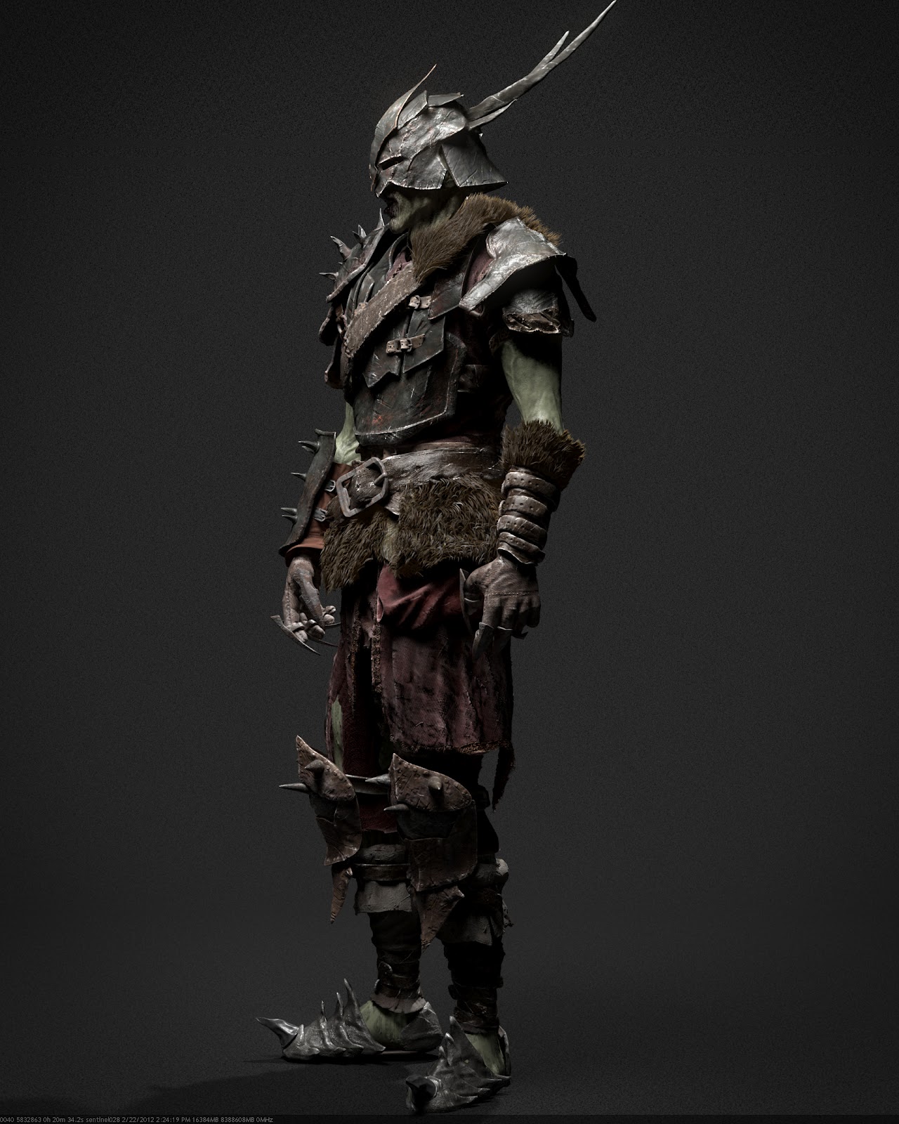 Eric Durante - Portfolio: Guardians of Middle Earth - Goblin Caster Model