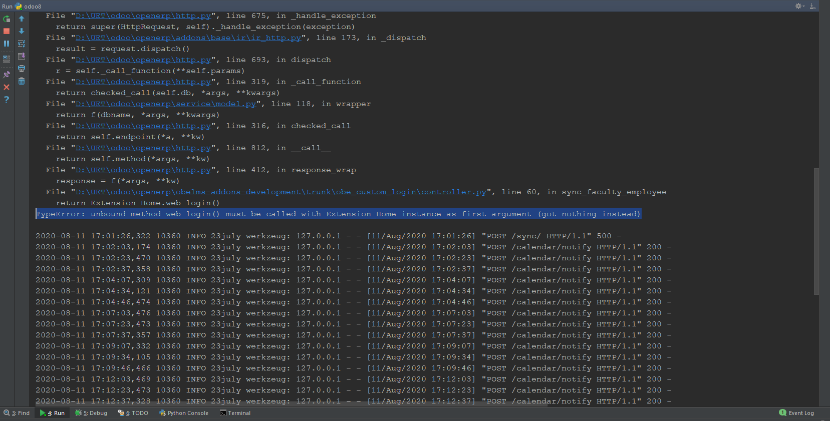 Invoke controller class function from another controller in odoo Invoke controller class function from another controller in odoo