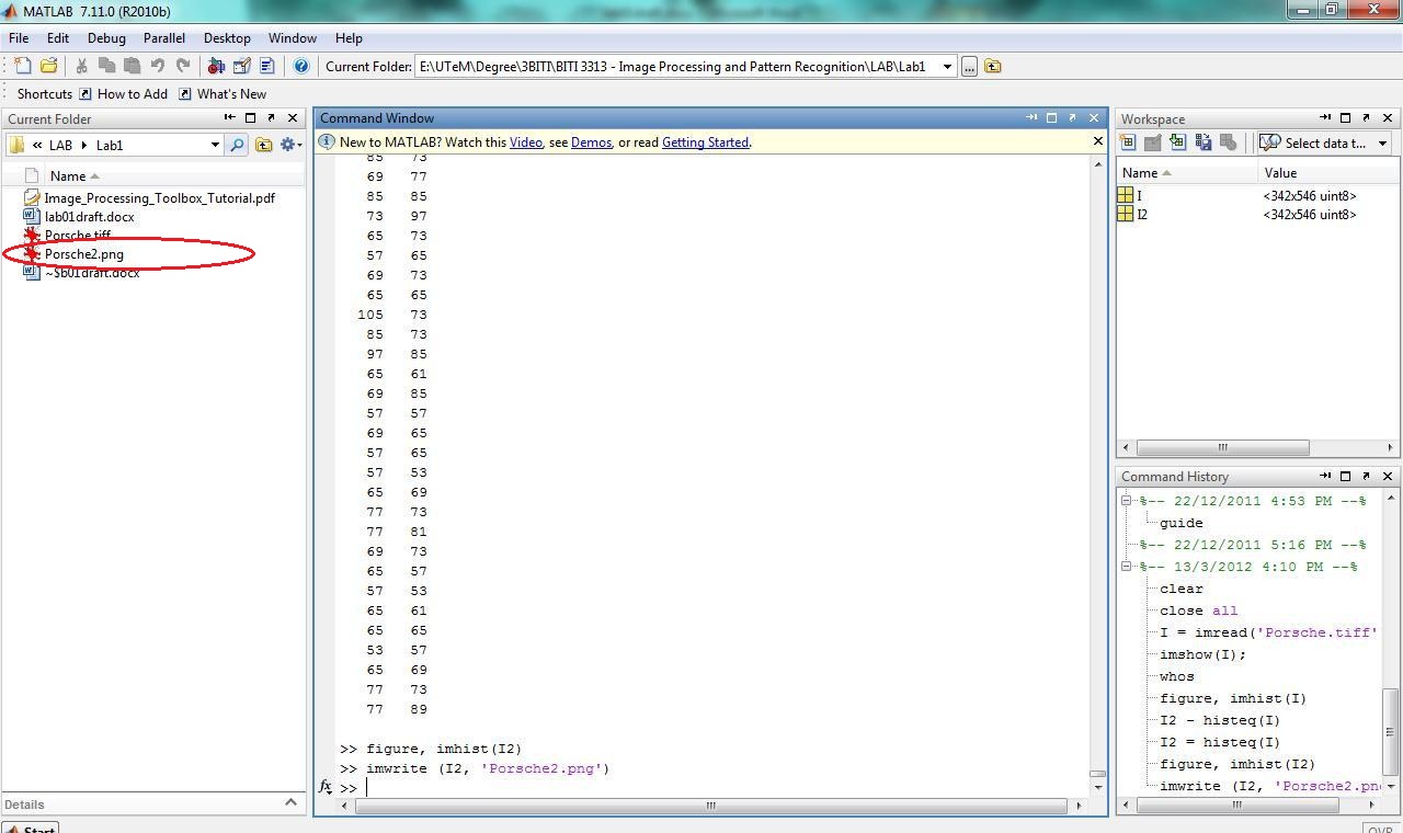 Image Processing with MATLAB: [Lab01] Image Processing Toolbox