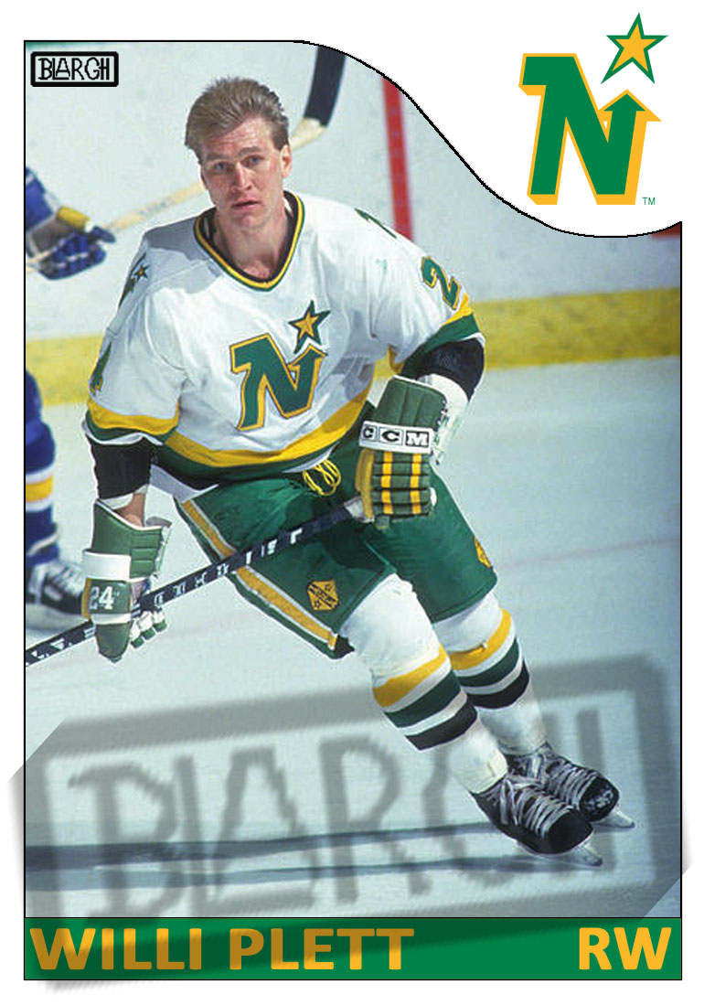 The Cardboard and Me: Lost Cards: 1988-89 OPC Willi Plett