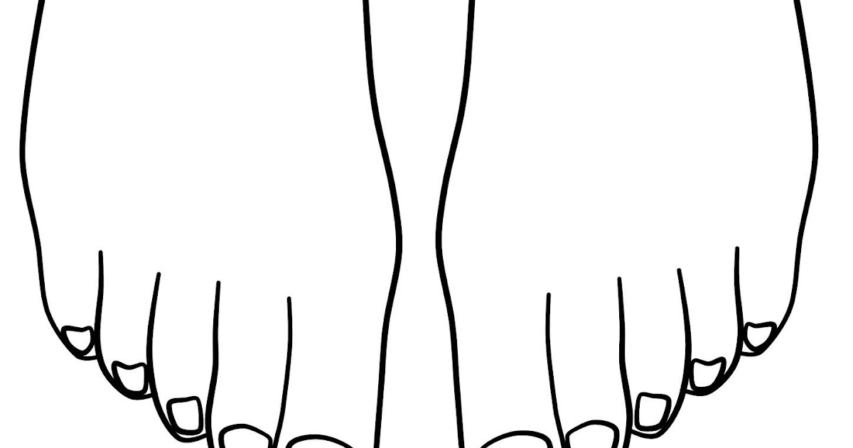 Toe nail art (a coloring page) / Taidetta varpaankynsien päälle ...