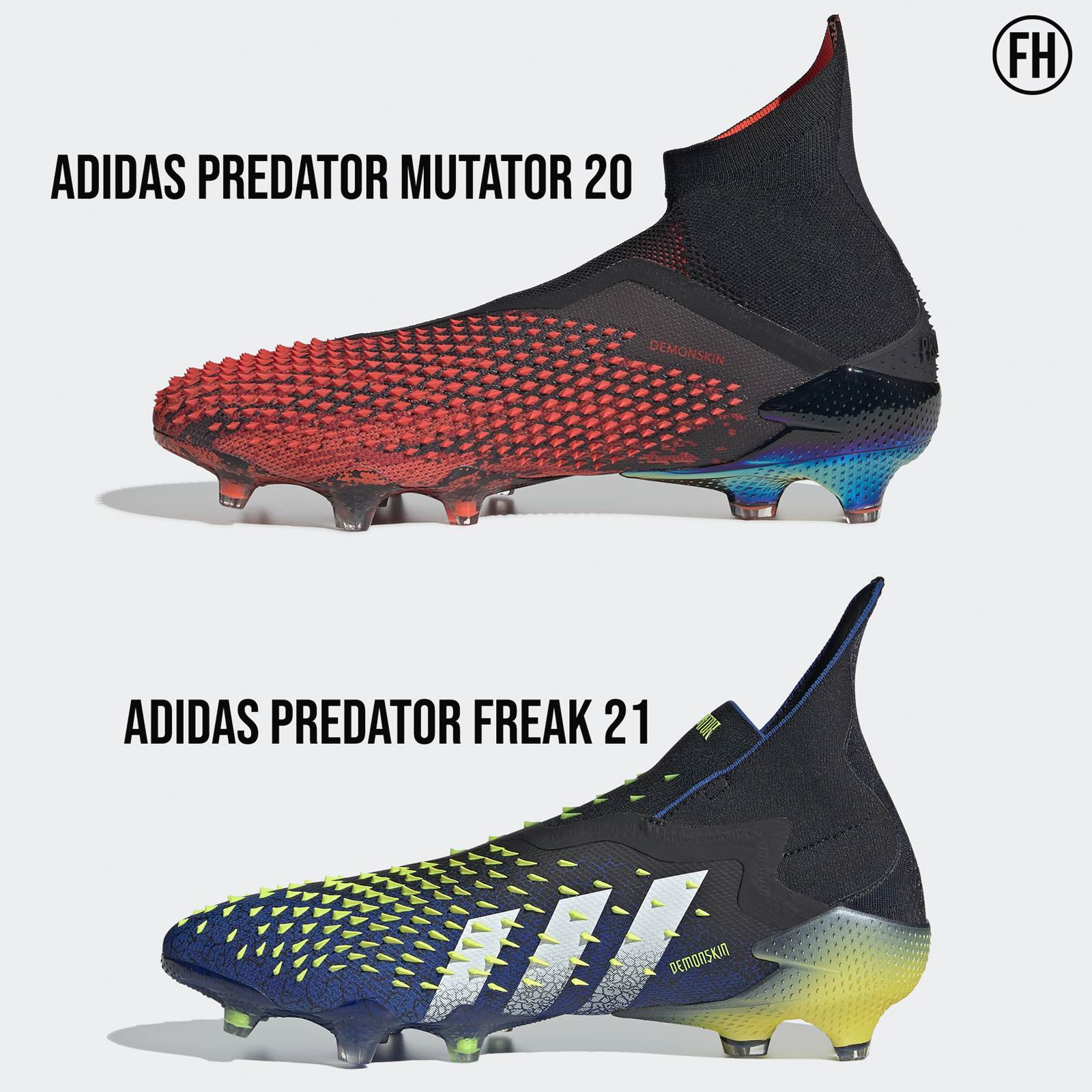 Adidas Predator 20+ vs Adidas Predator Freak 21+ Boots - Footy Headlines