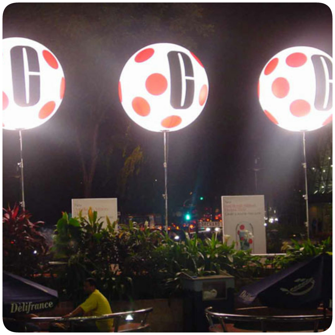 Jual Balon Lighting | Display Dengan Cahaya Yang Bersinar - Malika Ballon
