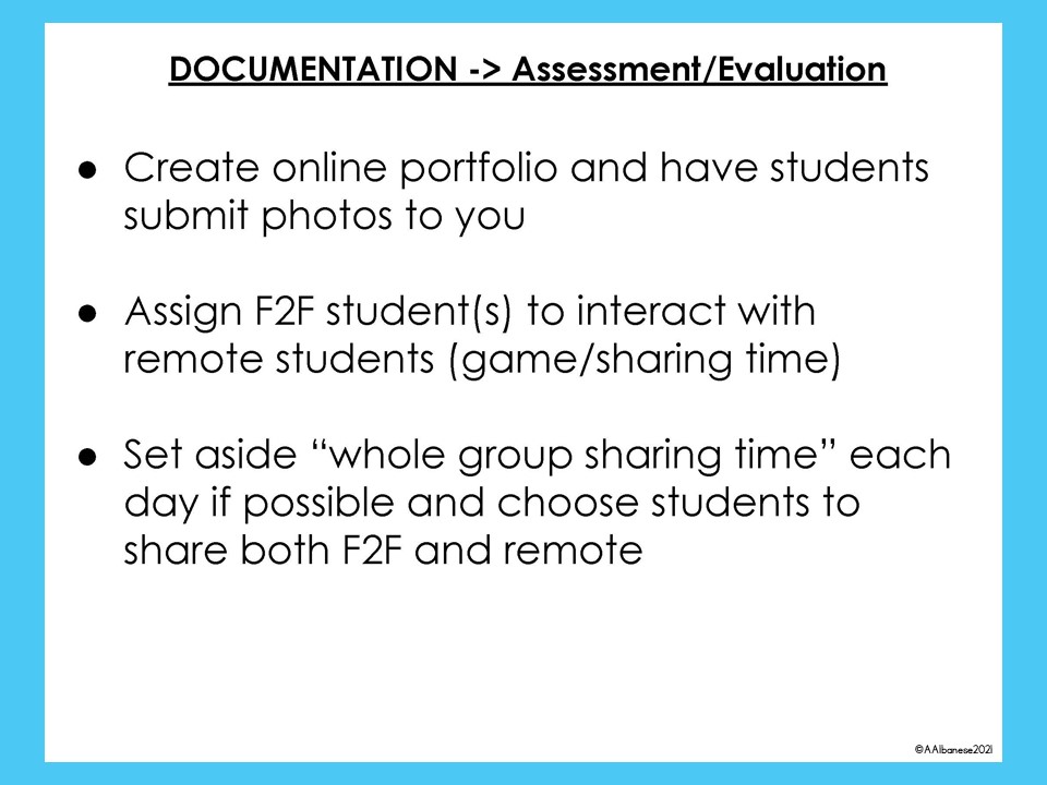 Hybrid Learning in Kindergarten | Mrs. Albanese's Kindergarten Class