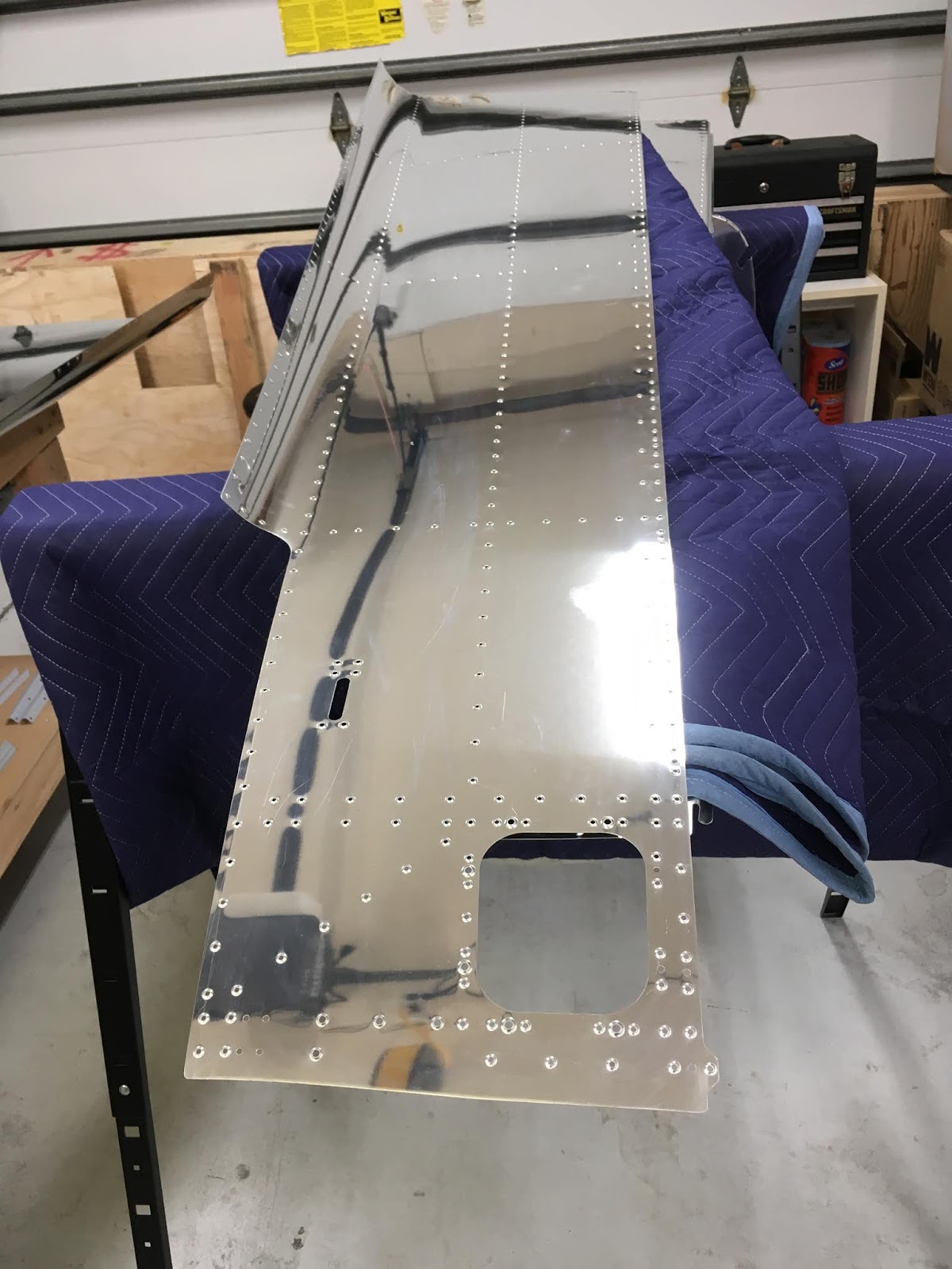 Alex's RV-14A Build Log: Section 10 - Aft Fuselage (bottom skin; wiring ...
