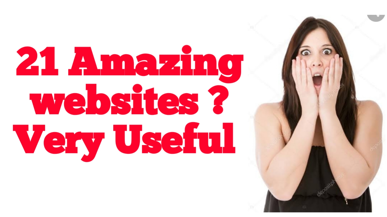 21 awesome websites that you should know about