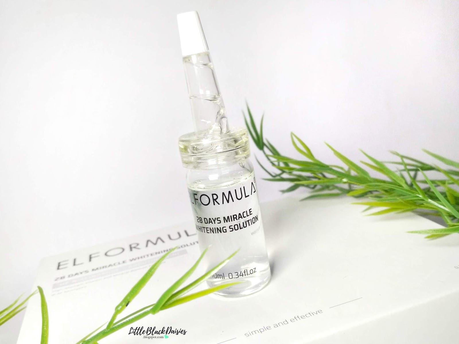 ELFORMULA 28 DAYS MIRACLE WHITENING SOLUTION SERUM REVIEW - Little ...