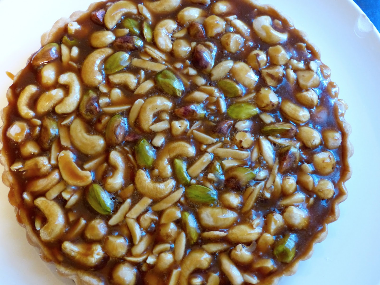 Bouchon Bakery Book Project: Caramel Nut Tart