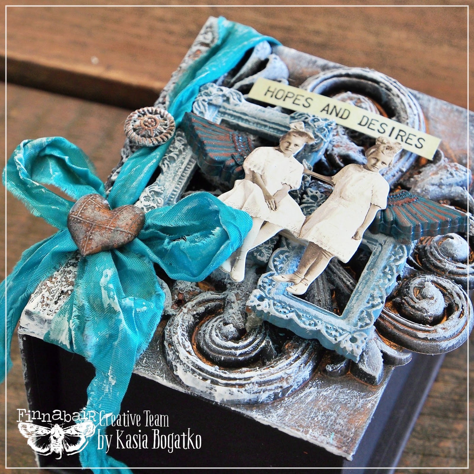 Finnabair: ATC storage box by Kasia Bogatko