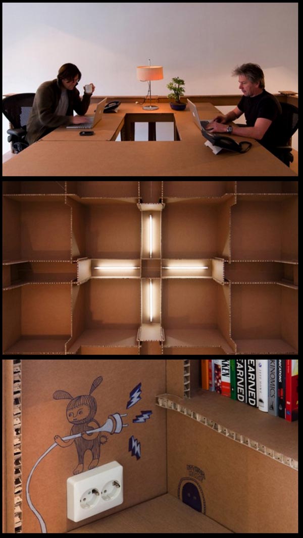 AWESOME BLOG: Awesome Cool.. An Office Made By CardBoard (12 Photos)
