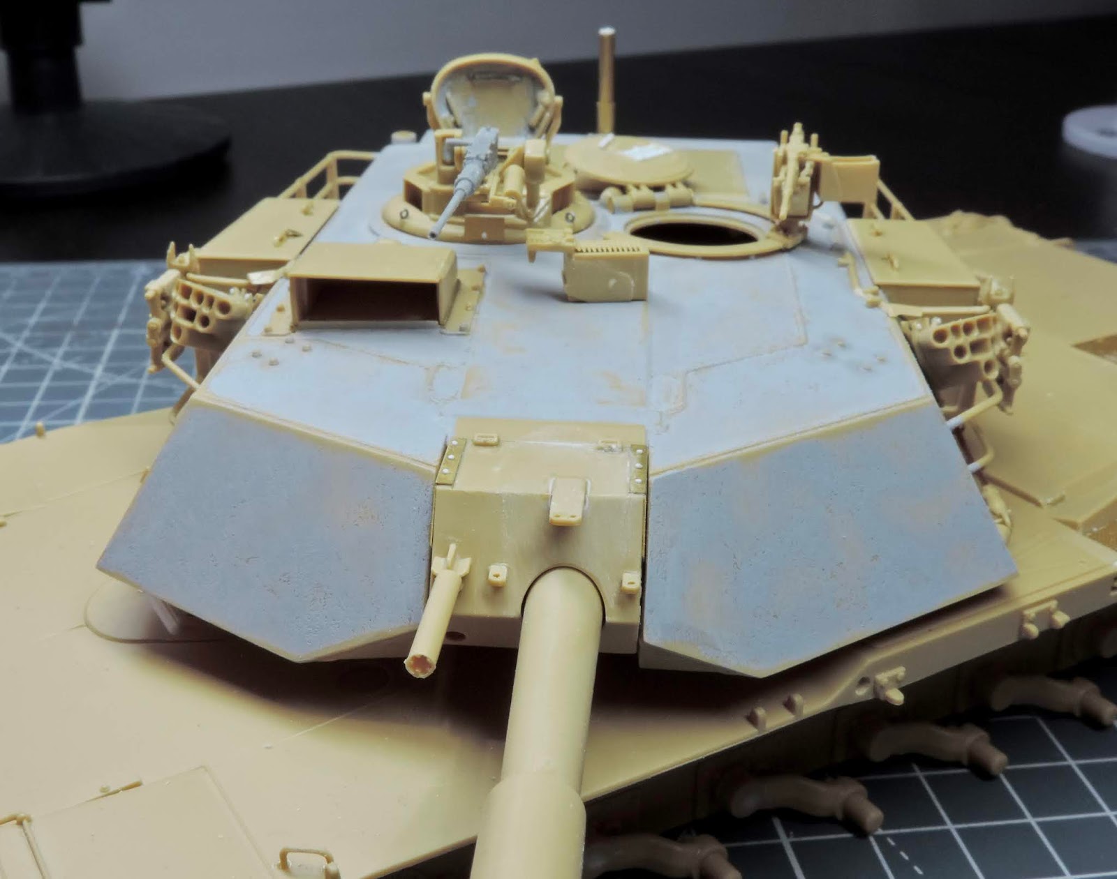 Pete's Model World : M1 Abrams Even More Turret Work