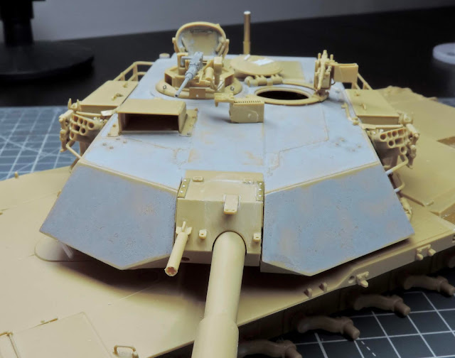 Pete's Model World : M1 Abrams Even More Turret Work