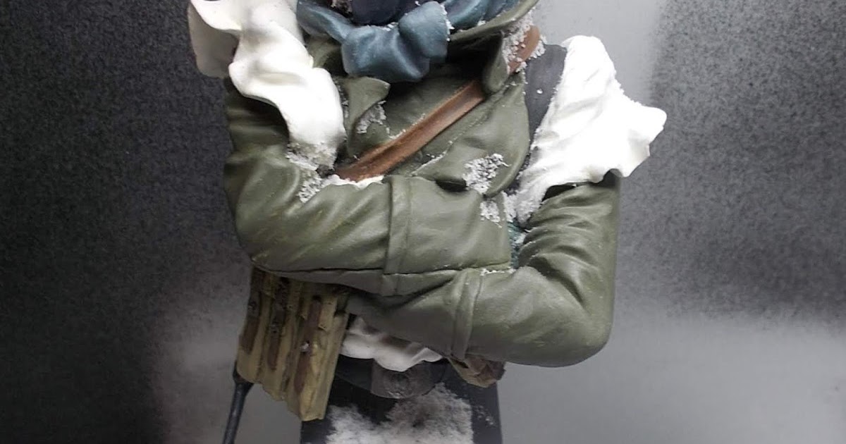 3D Military Art: Frozen German Soldier at Stalingrad SOLD