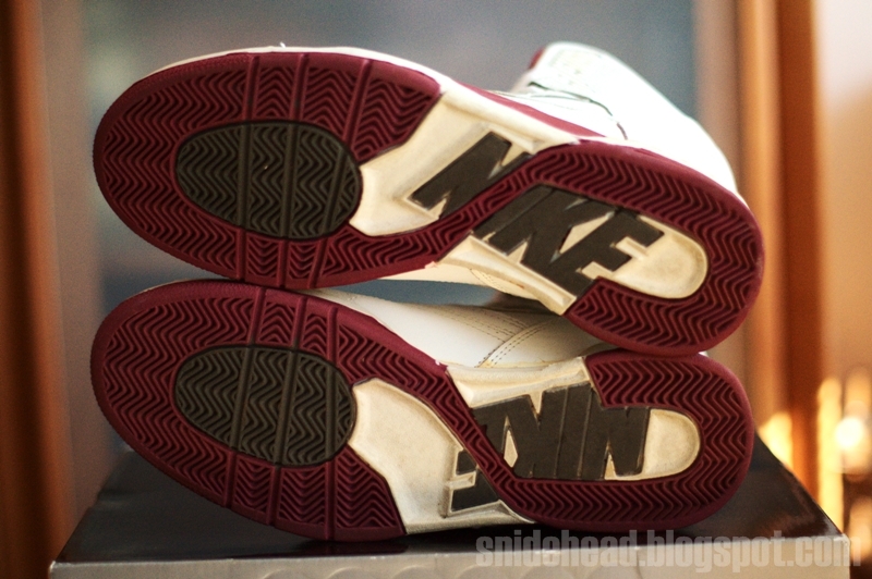 SOLD | 1990 NIKE QUANTUM FORCE II HIGH burgundy US10