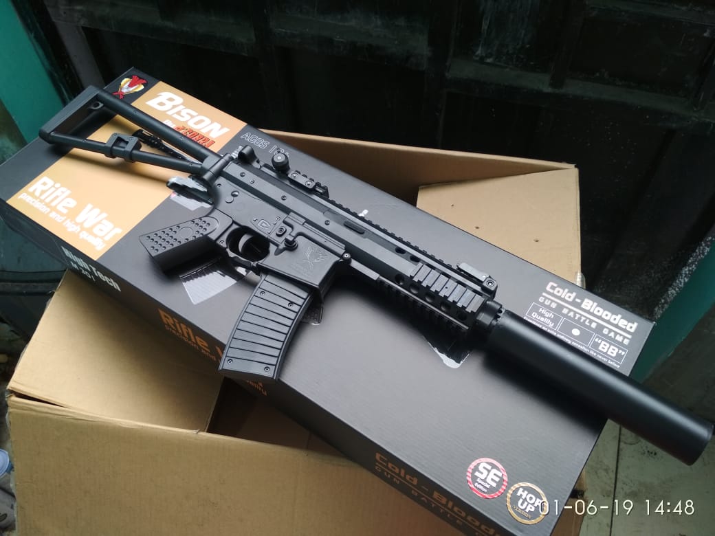 jual airsoft gun kac pdw black