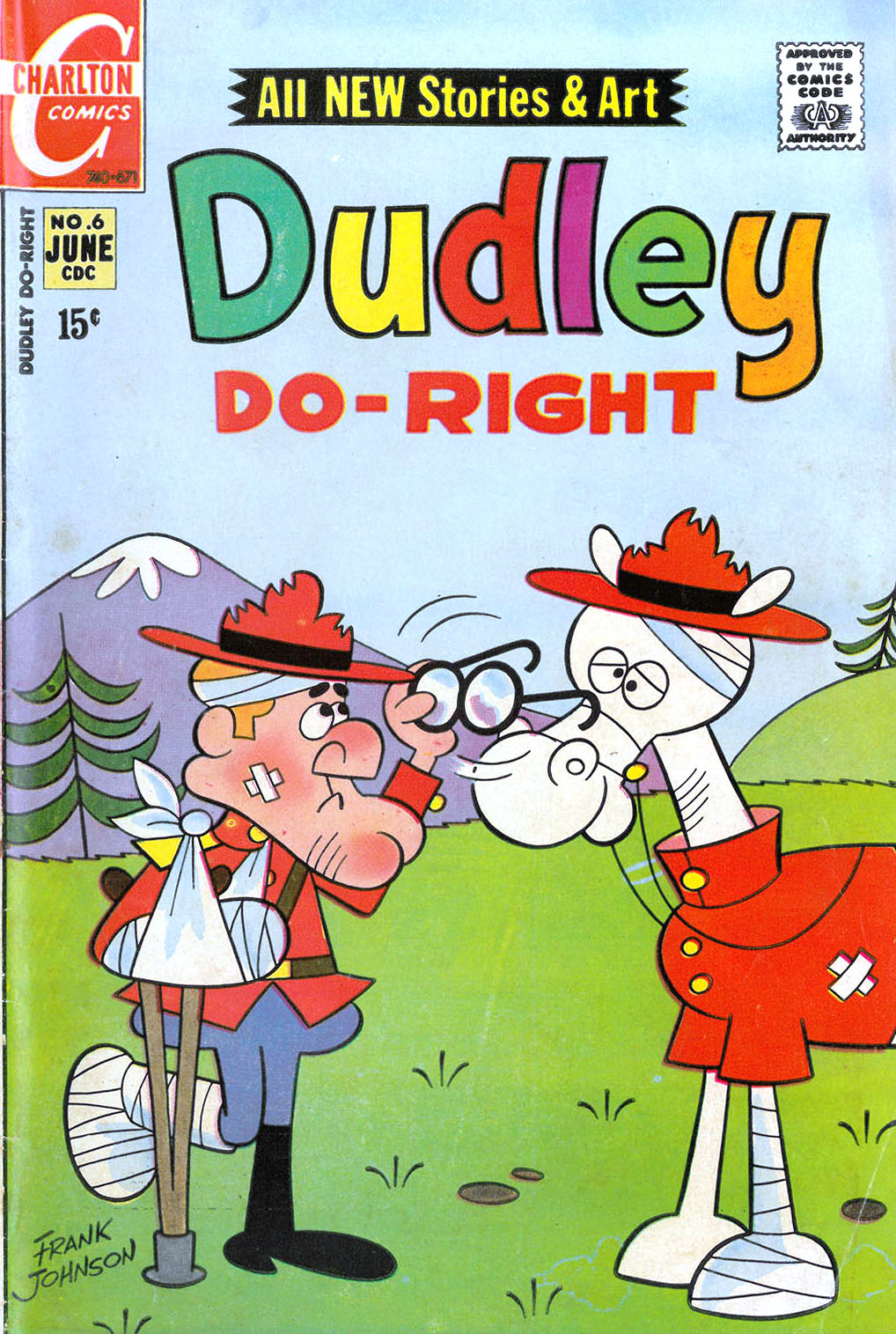 Old-fashioned Comics: Dudley Do-Right (#01 - #07) 1970 - 1971 Complete ...