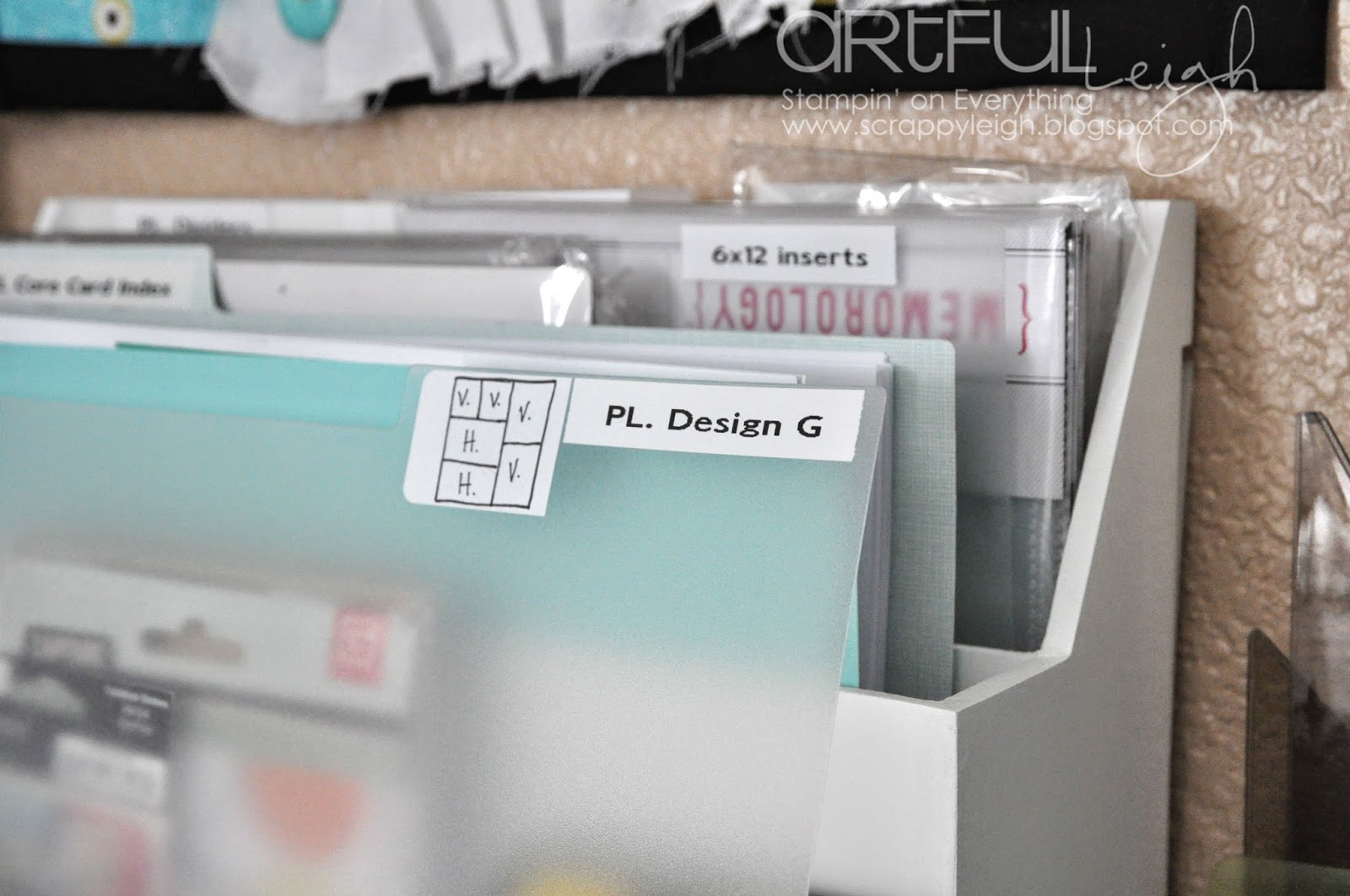 ARTFUL LEIGH: How to Organize a Project Life Station