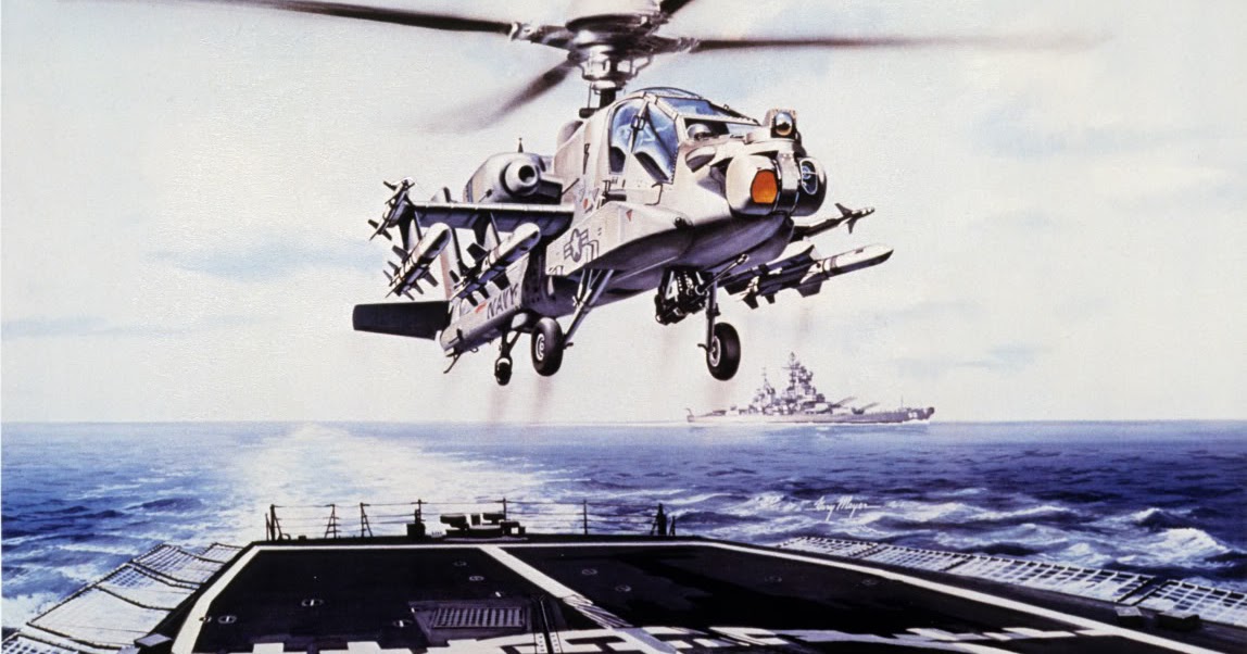 No Barrel Rolls: AH-64 Sea Apache, el Apache que le gustaba nadar