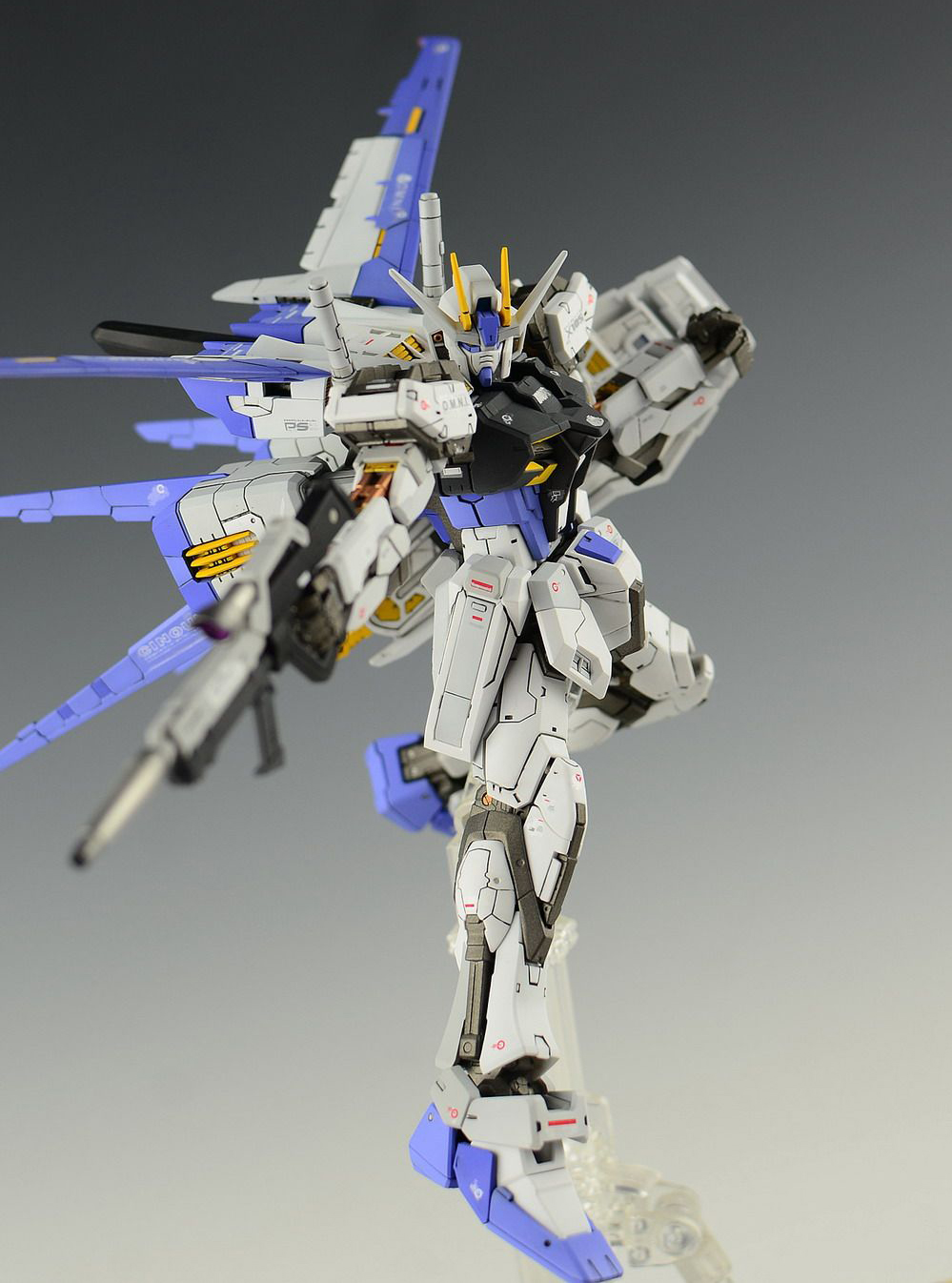 GUNDAM GUY: RG 1/144 Aile Strike Gundam + Skygrasper - Painted Build