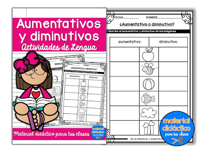 Aumentativos y diminutivos - Material Didactico para tus clases